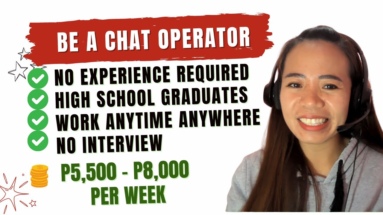 CHAT MODERATOR FOR BEGINNERS - No Interview, work anytime - YouTube