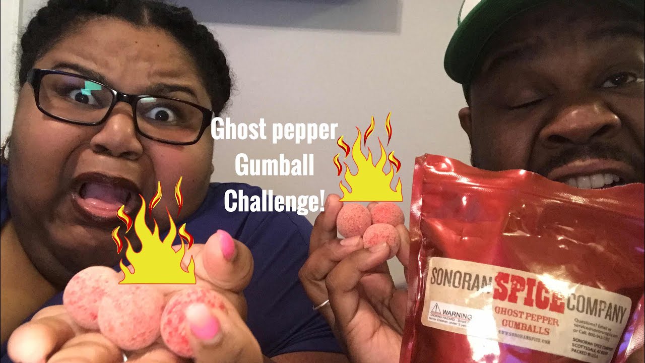 GHOST PEPPER GUMBALL CHALLENGE ! - YouTube