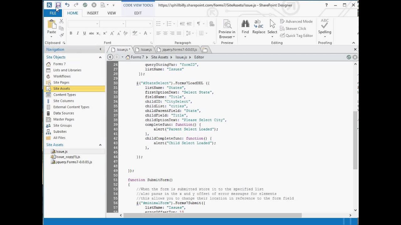 Forms7 - Using Select boxes - YouTube
