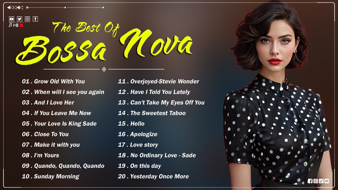 Best Bossa Nova Songs Playlist 🎧 Latest Bossa Nova Songs 2024 🎧 Best ...
