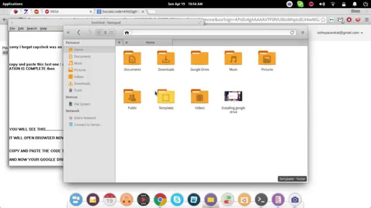 Installing Google Drive on Elementary OS Freya - YouTube