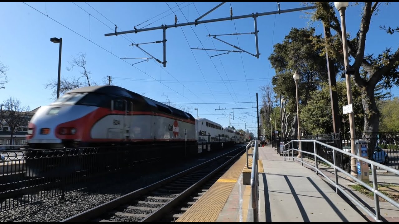 All Caltrain Express Stations (Diesel Version) - YouTube