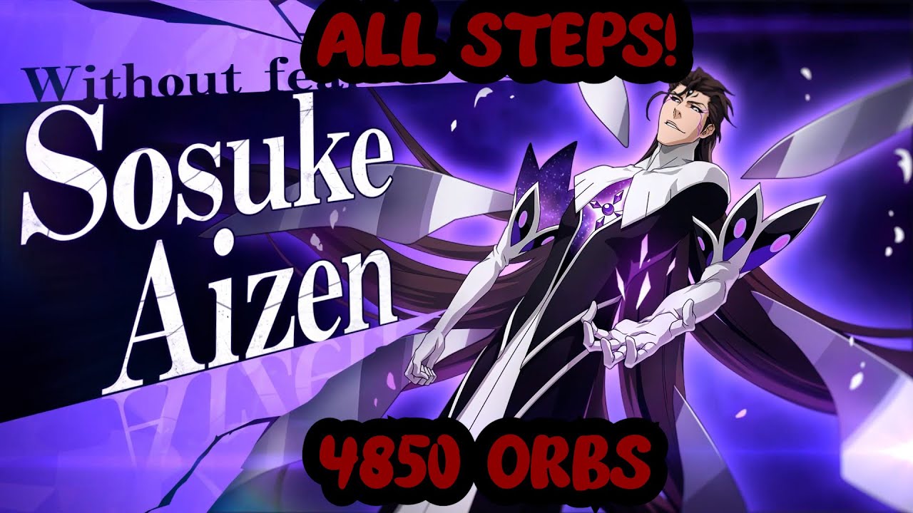 6th Anni Aizen Summons (Main account) Bleach Brave Souls - YouTube