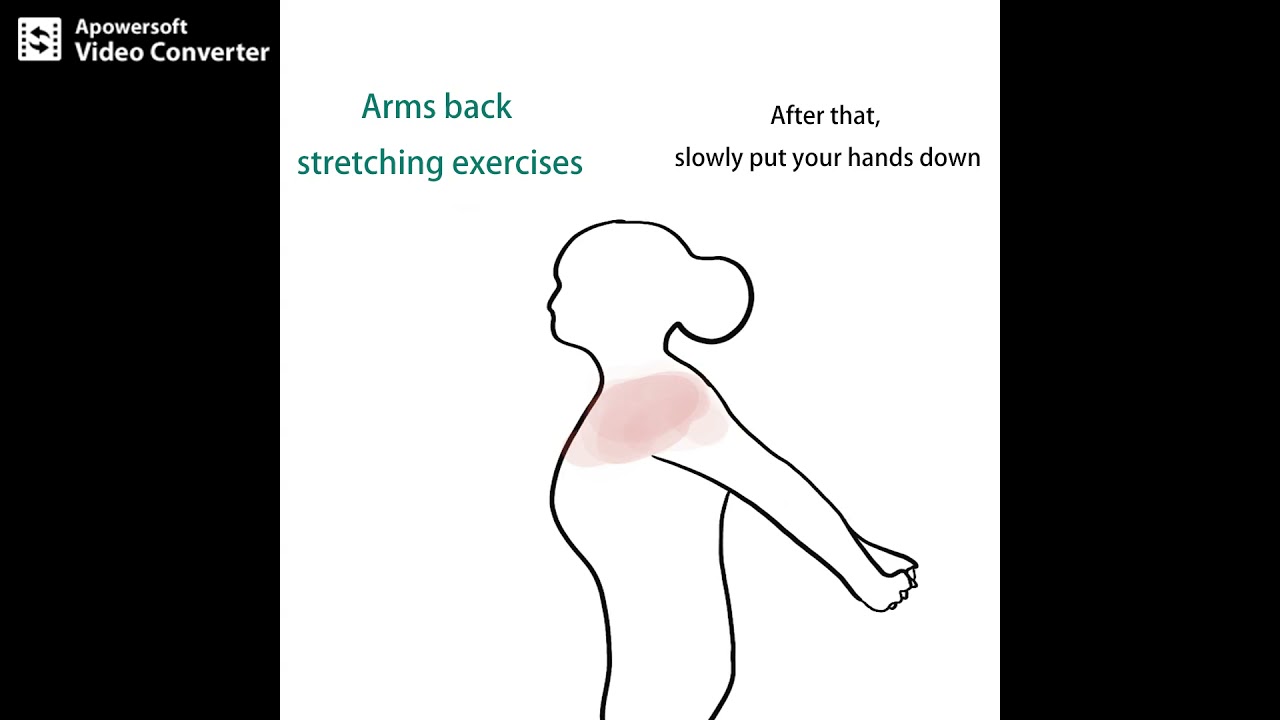 Arms back stretching exercises - YouTube
