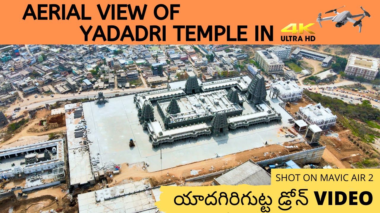 YADADRI DRONE VIEW | YADADRI AERIAL VIEW - YouTube