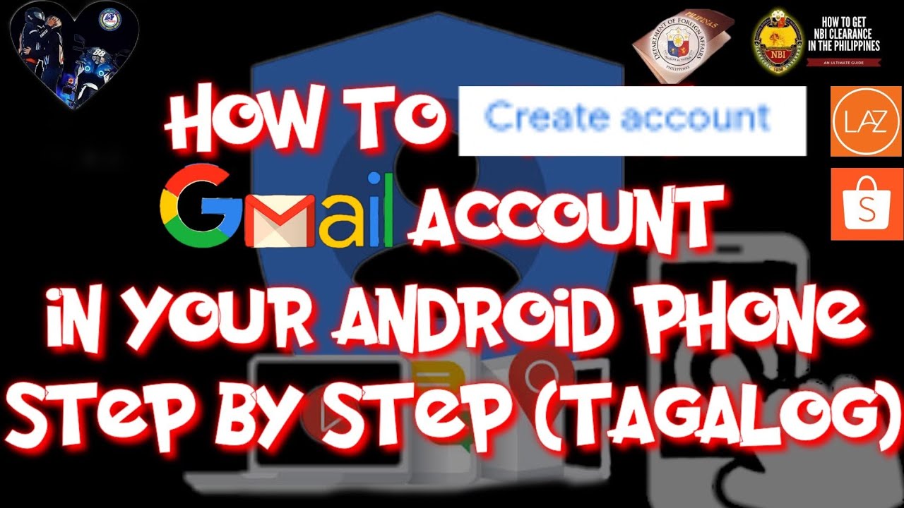 How to Create a Gmail Account | Step by Step | in Tagalog - YouTube