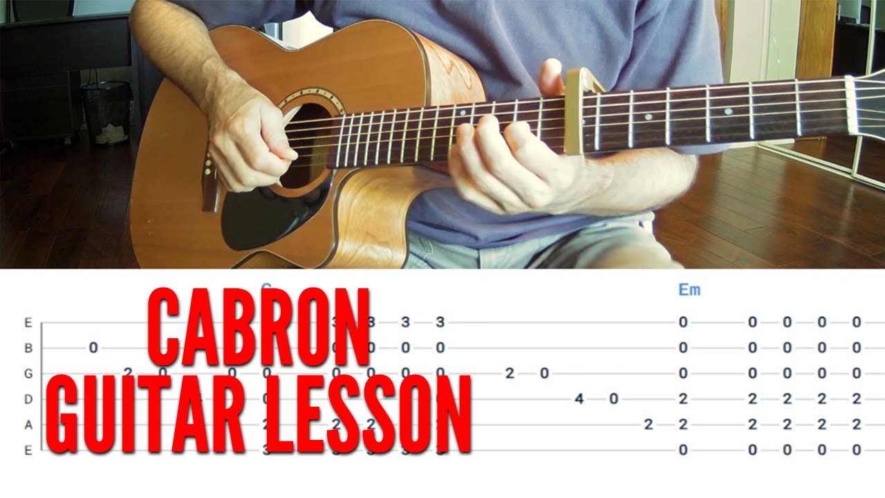 Cabron Guitar Lesson + Tabs (Red Hot Chili Peppers Cover and Tutorial ...