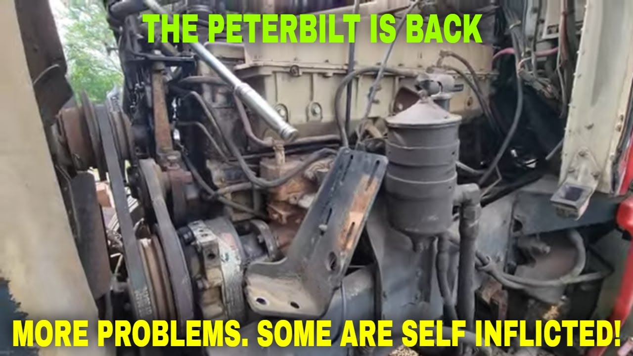 PETERBILT FRAME STRETCH PT 16. MORE ISSUES....THERE IS NO END IN SIGHT ...
