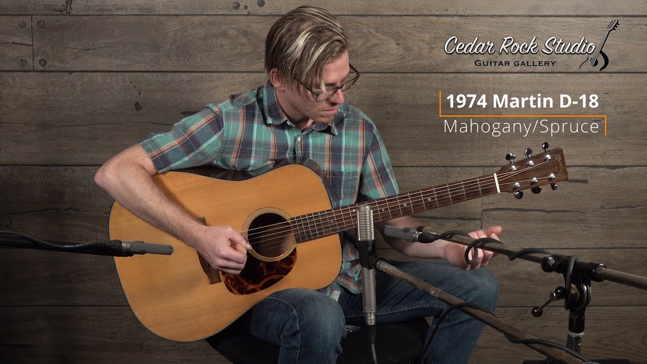 1974 Martin D-18 (Mahogany/Spruce) played by Matt Thomas - YouTube