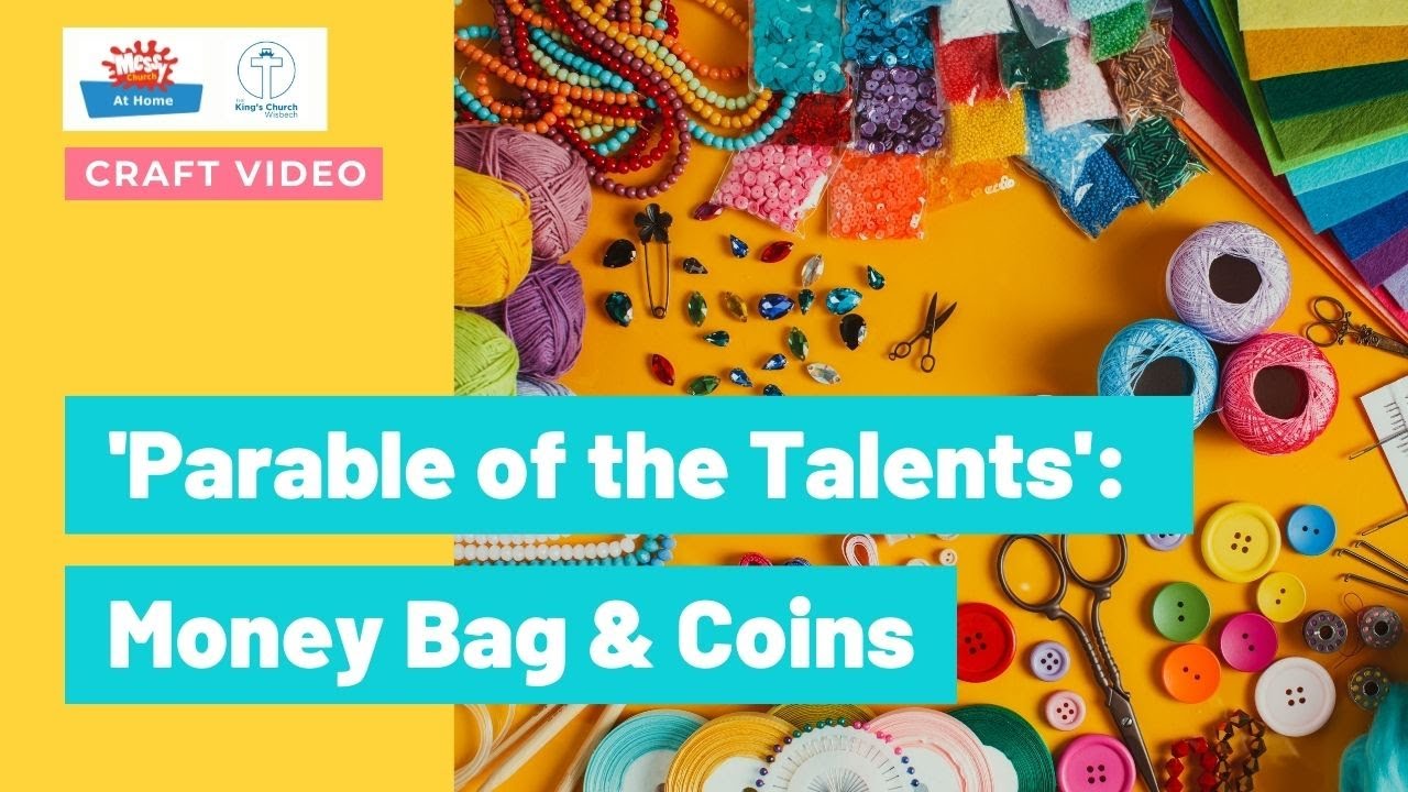Money bag and coins - Messy Church craft video: The King's Church ...