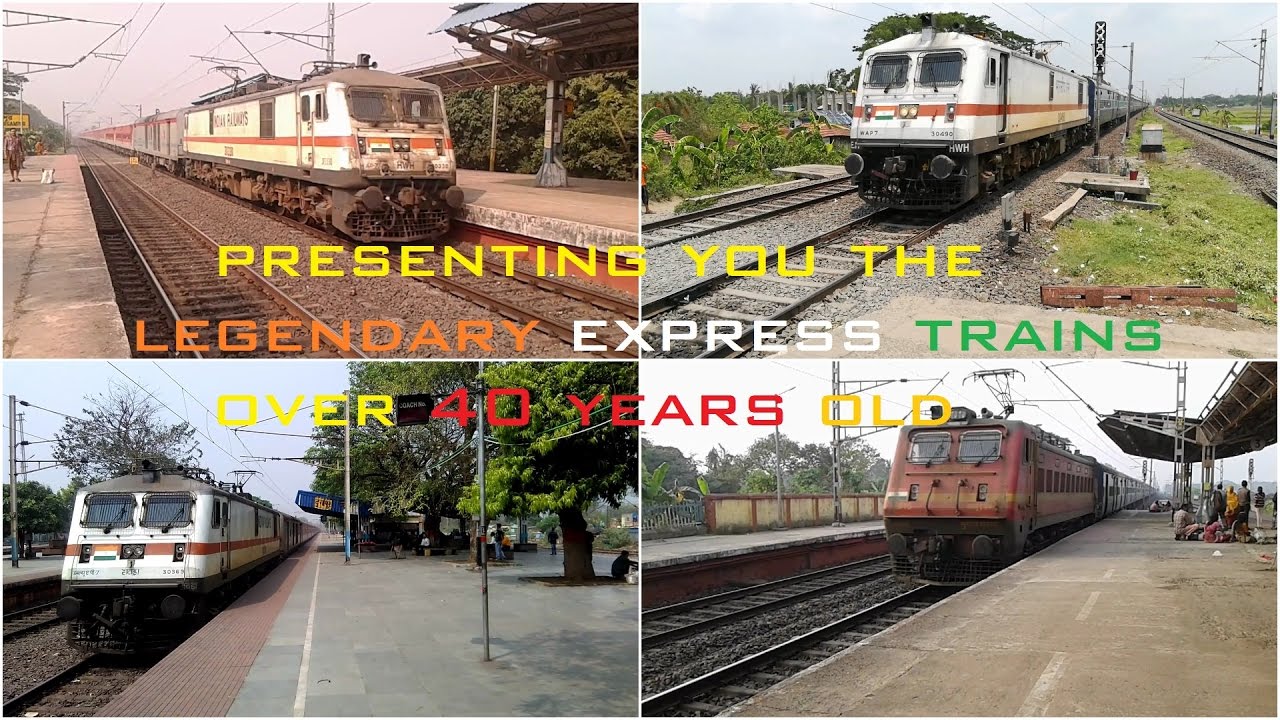 Legendary Trains of Indian Railways over 50 Years OLD [Part 2] [Full HD ...