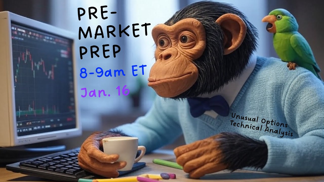 Pre-Market Prep: 8-9am ET Jan. 16 - YouTube