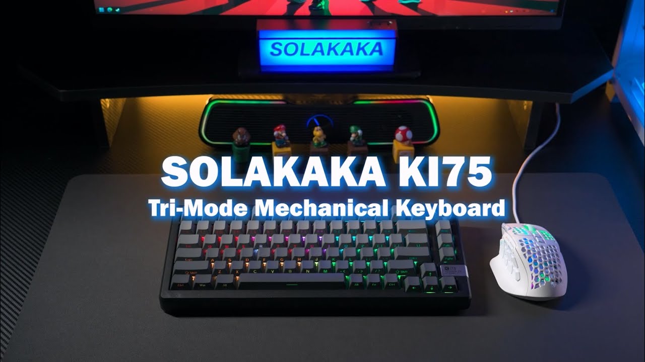 SOLAKAKA Ki75 Mechanical Keyboard Review - YouTube