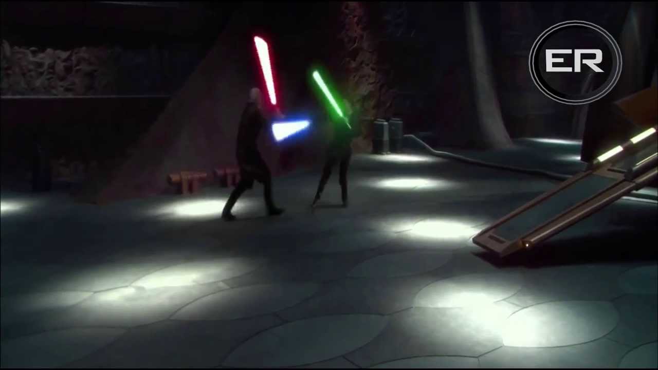 Anikan & Obi Wan Vs Count Dooku HD 1080p (Episode 2) - YouTube