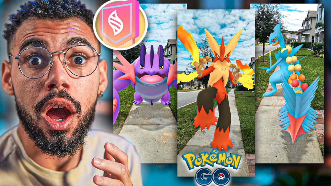 AS ÚLTIMAS PEÇAS DA MINHA COLEÇÃO MEGA SHINY | Cris | #pokemongo # ...