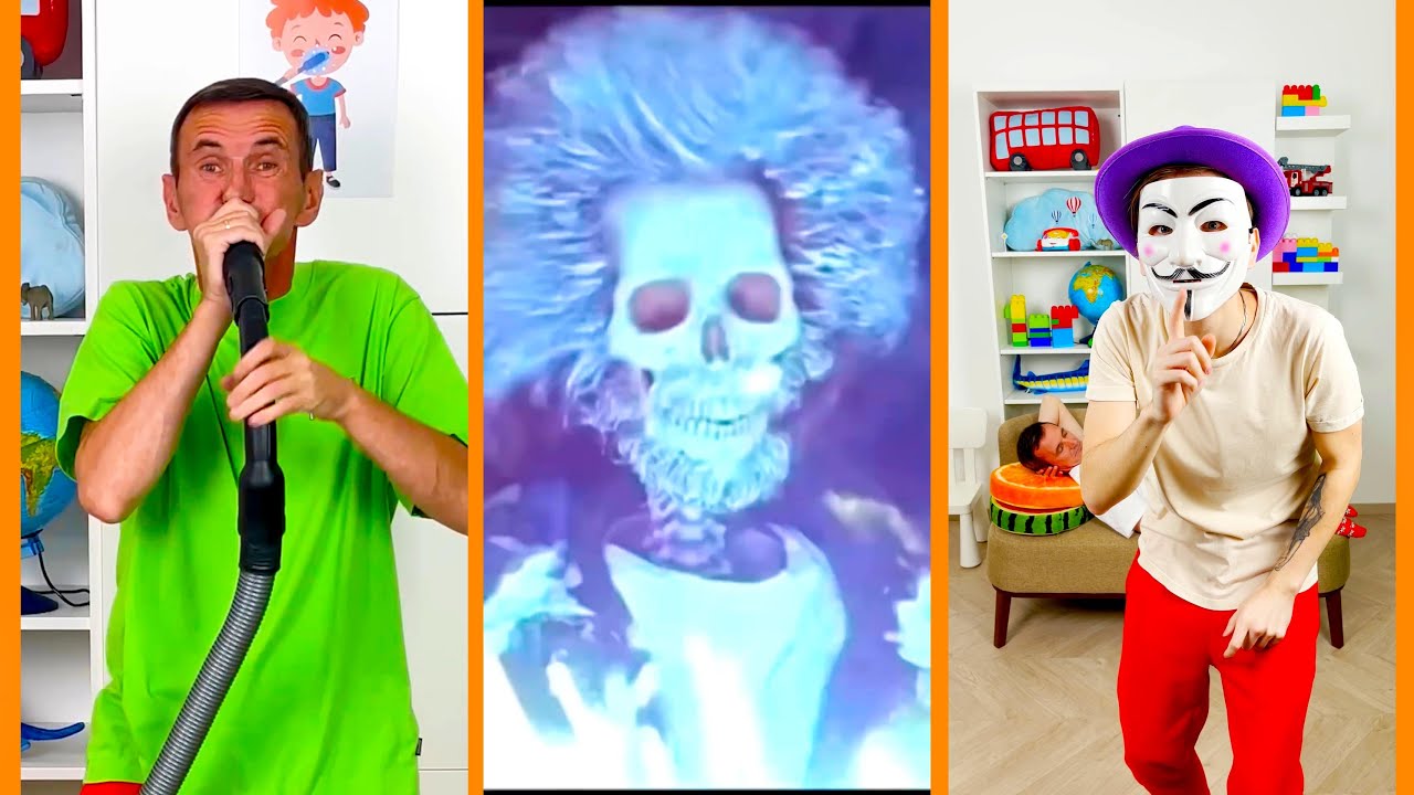 Magic funny pranks over dad by Smile Danny - YouTube
