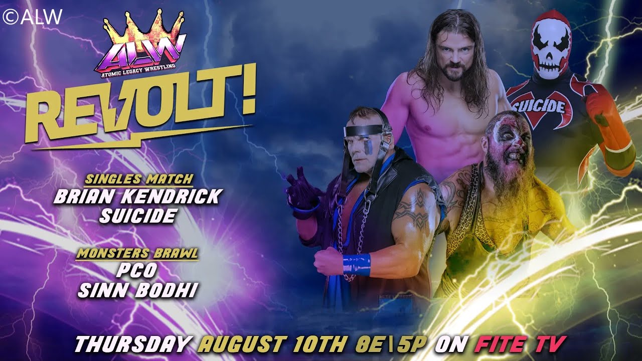 Brian Kendrick vs Suicide / Singles Match / ALW Revolt #10 / WWE 2K23 ...