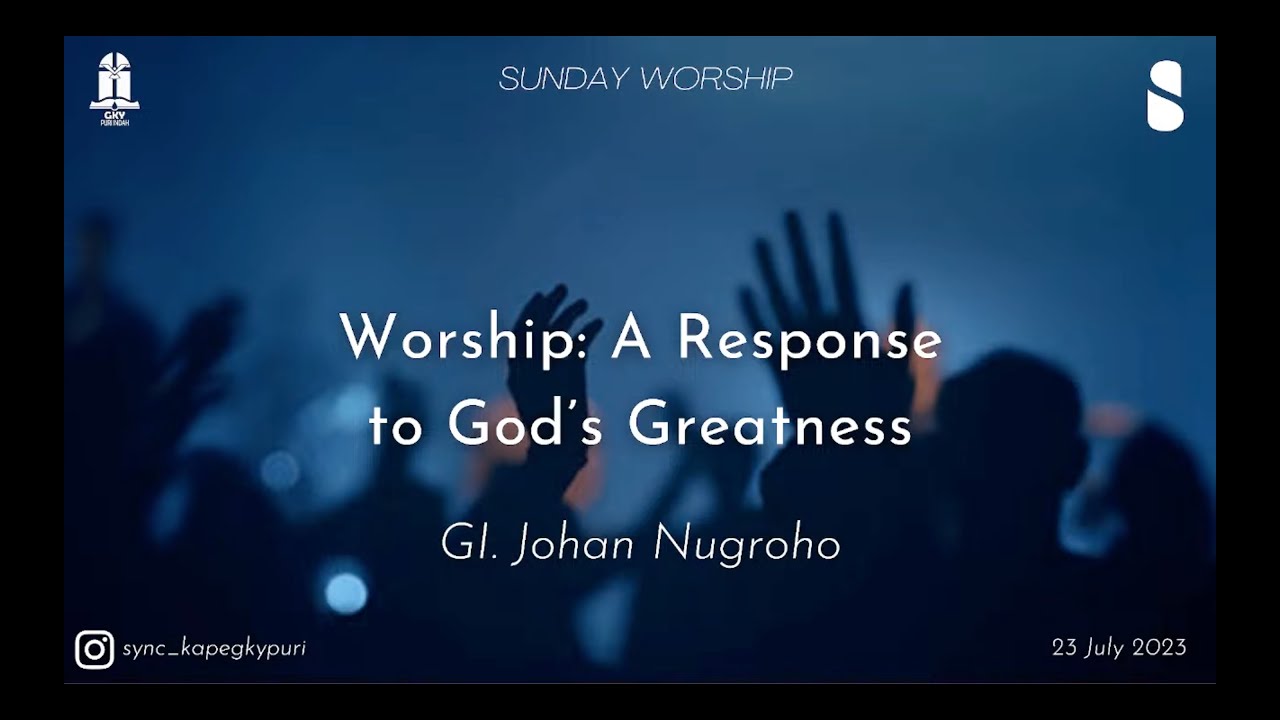 Worship (A Response to God's Greatness) - Johan Nugroho - YouTube