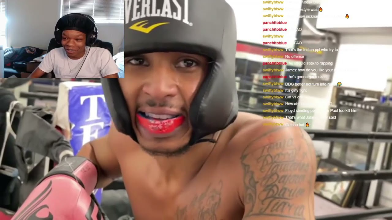 JamezGoCrazy Reaction To DDG vs. Deshae Boxing Match Part 2!! - YouTube