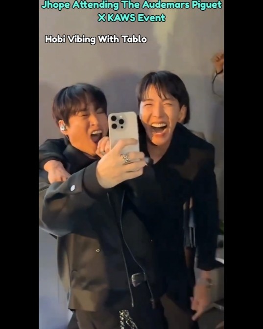 Jhope Attending The Audemars Piguet x KAWS Event! #jhope#bts#kpop#kaws# ...