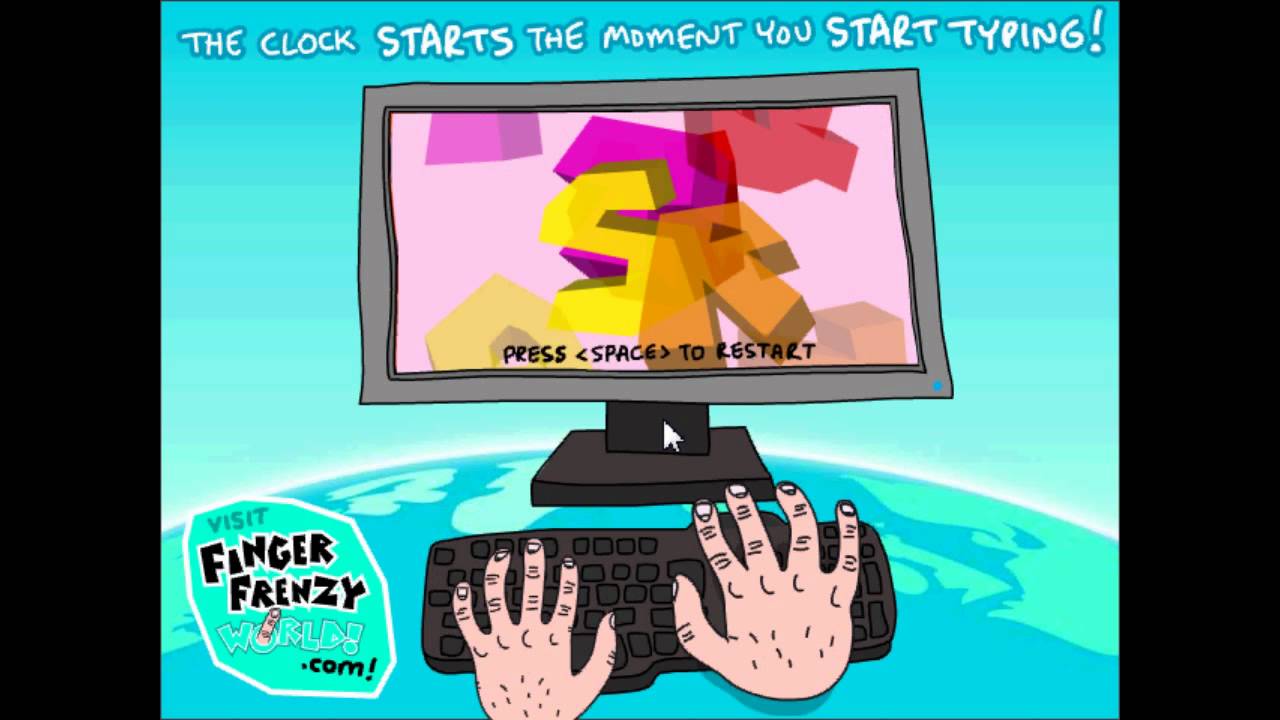 Finger Frenzy: 2.222 - proof - with typing audio [HD? :D] - YouTube