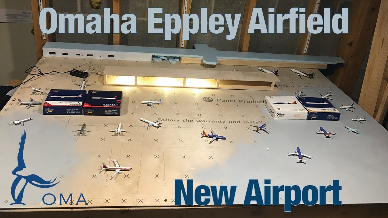 Omaha Eppley Airfield OMA Airport Update 1 Spring 2020 - YouTube