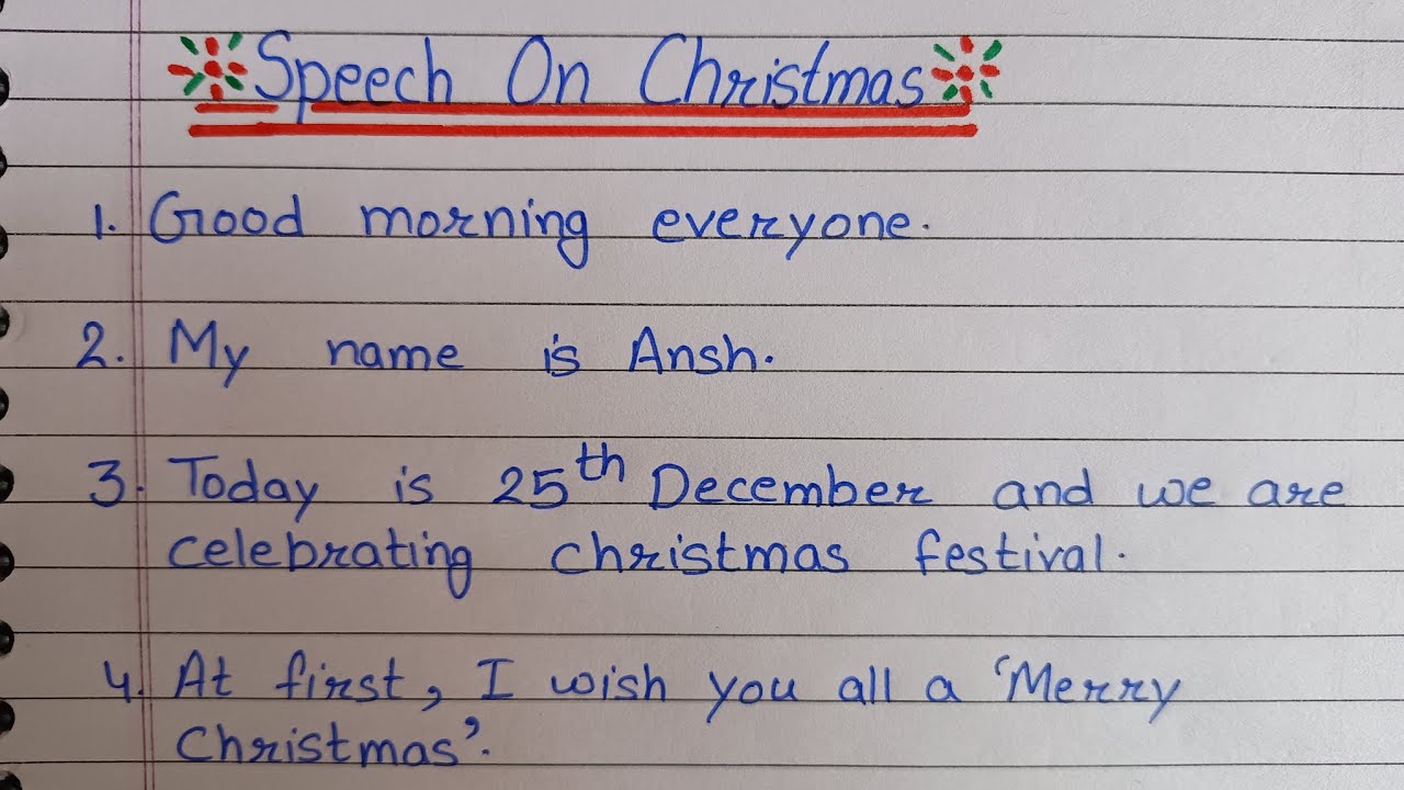 Speech On Christmas Day In English Christmas Speech Christmasday speech-on-christmas-day-in-english-christmas-speech-christmasday