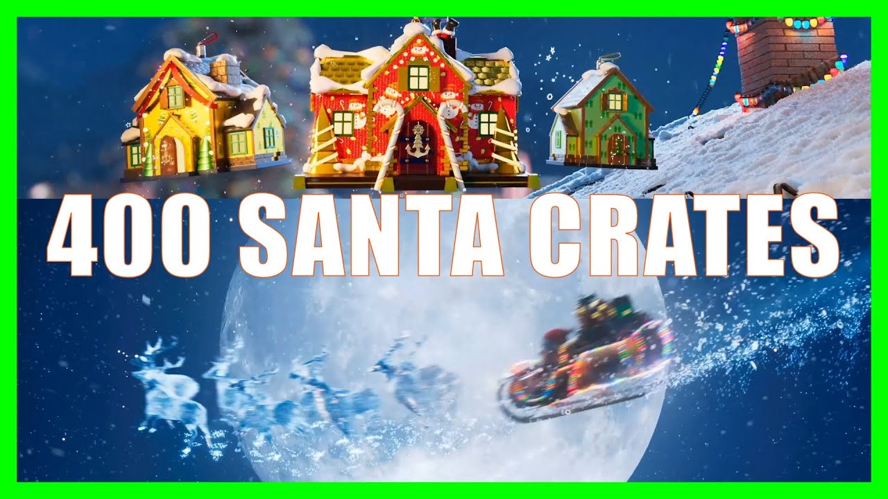 400 Santa Gift Containers, Santa Big Gift, Santas Mega Gift Containers ...