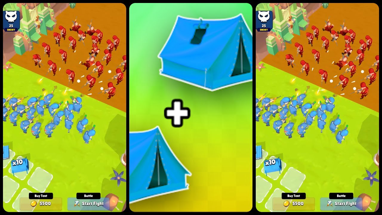Merge & Conquer 3D Game Android Gameplay - YouTube