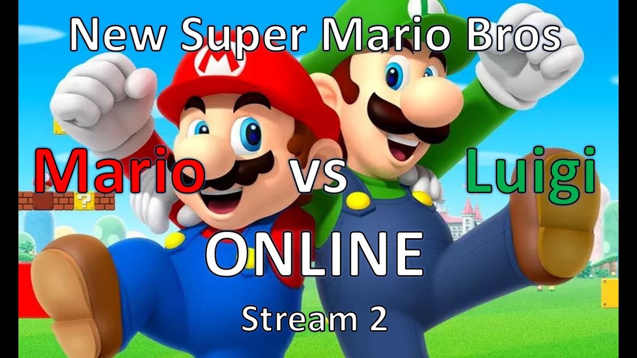 Viernes De New Super Mario Brothers Mario vs Luigi Online 2 - YouTube