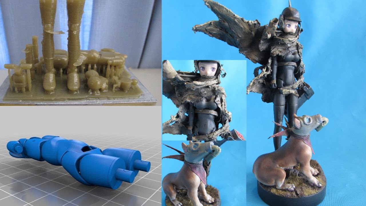 3D printed MD Hobby Chassis + Megami Device by PoofybirdDesign - YouTube