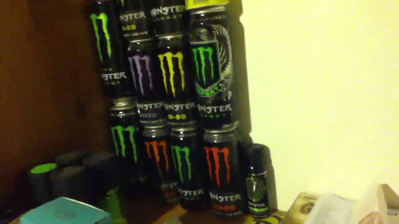 Monster can collection - YouTube