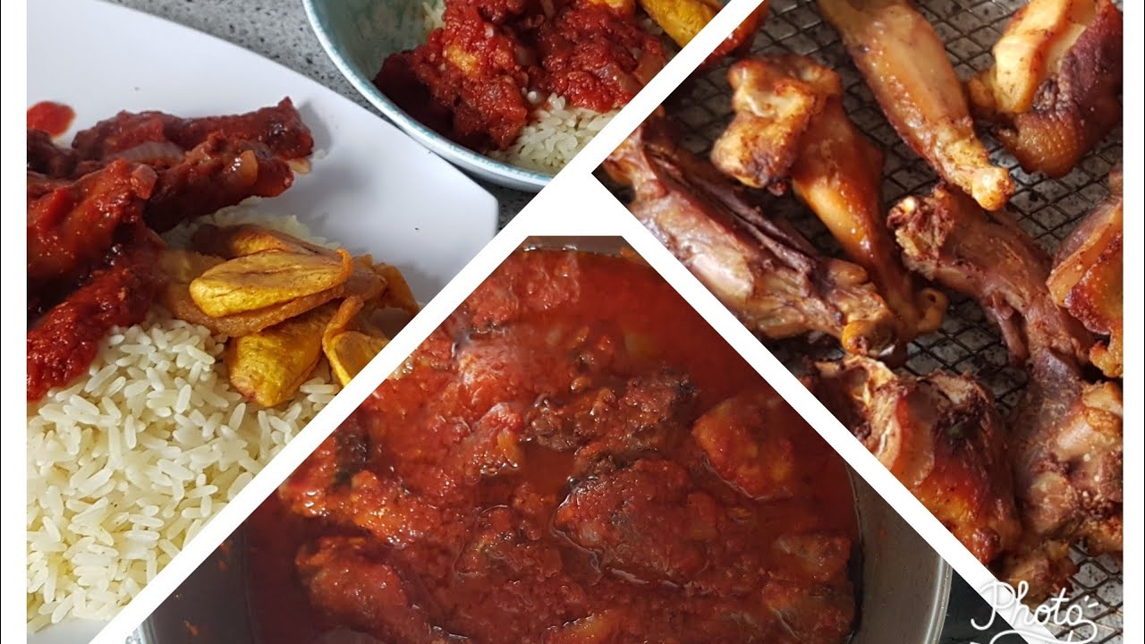My Nigeria authentic chicken stew for lunch #howtomakechickenstew - YouTube