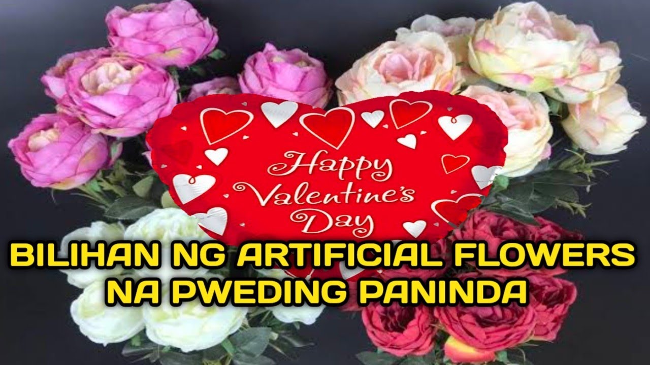 MURANG BILIHAN NG ARTIFICIAL FLOWERS PANG REGALO AT PANINDA - YouTube