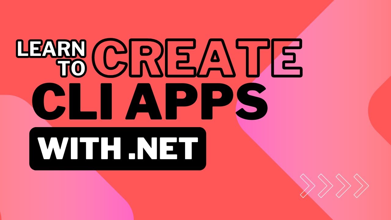 The Best Way to create cli apps with .net - YouTube