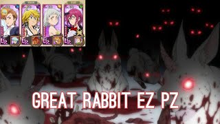 GREAT RABBIT EZ PZ - The Seven Deadly Sins: Grand Cross