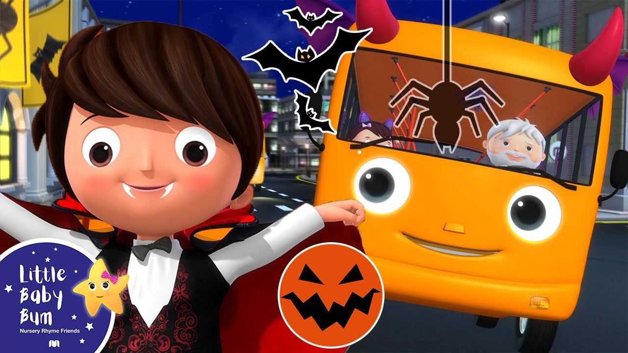 Halloween Wheels On The Bus Songs | Best Baby Song | Kids Cartoon ...