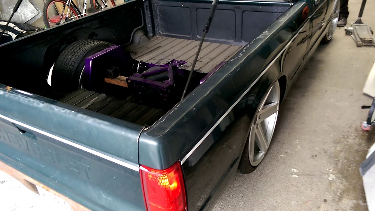 Chevy S10 engine bay Work - YouTube