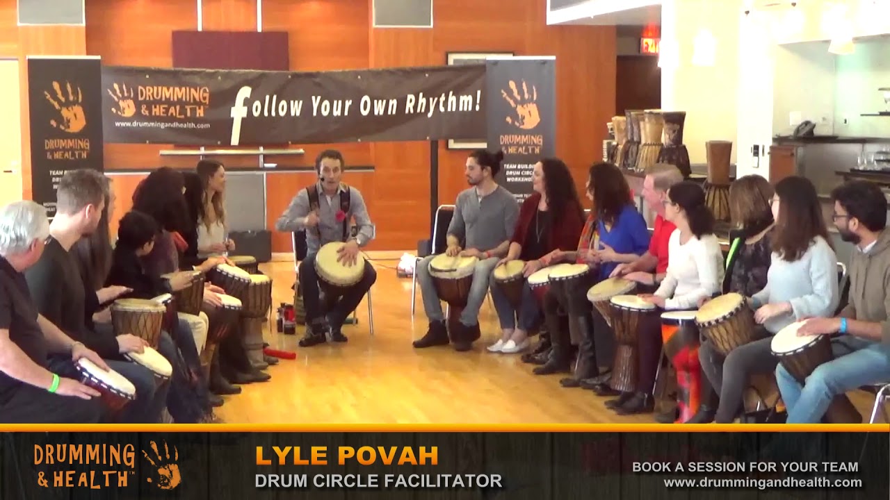 TEDxStanleyPark 2018 Drum Circle with Lyle Povah [5] - YouTube
