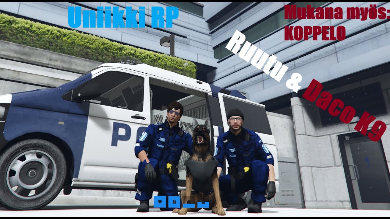 Uniikki RP // Ruutu & Daco K9 + KOPPELO! - YouTube
