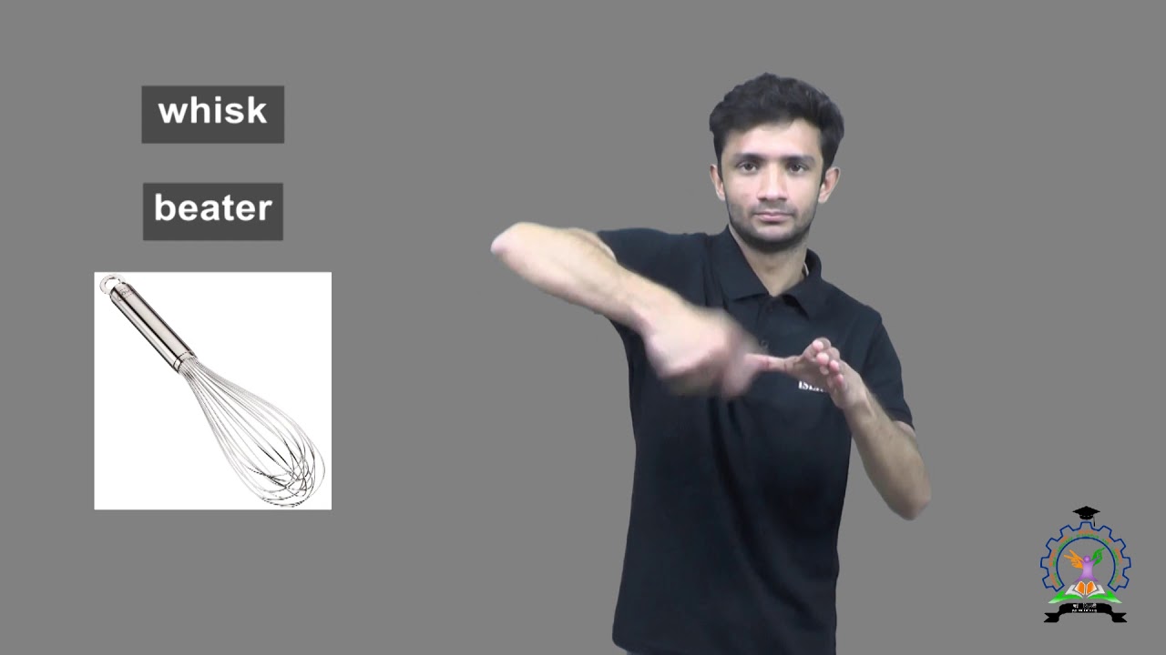 whisk, beater sign 1 - YouTube