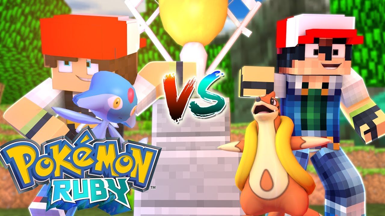 Minecraft: Pokemon Ruby - Goten Vs Ash Ketchum !!! ( FINAL DA LIGA ...