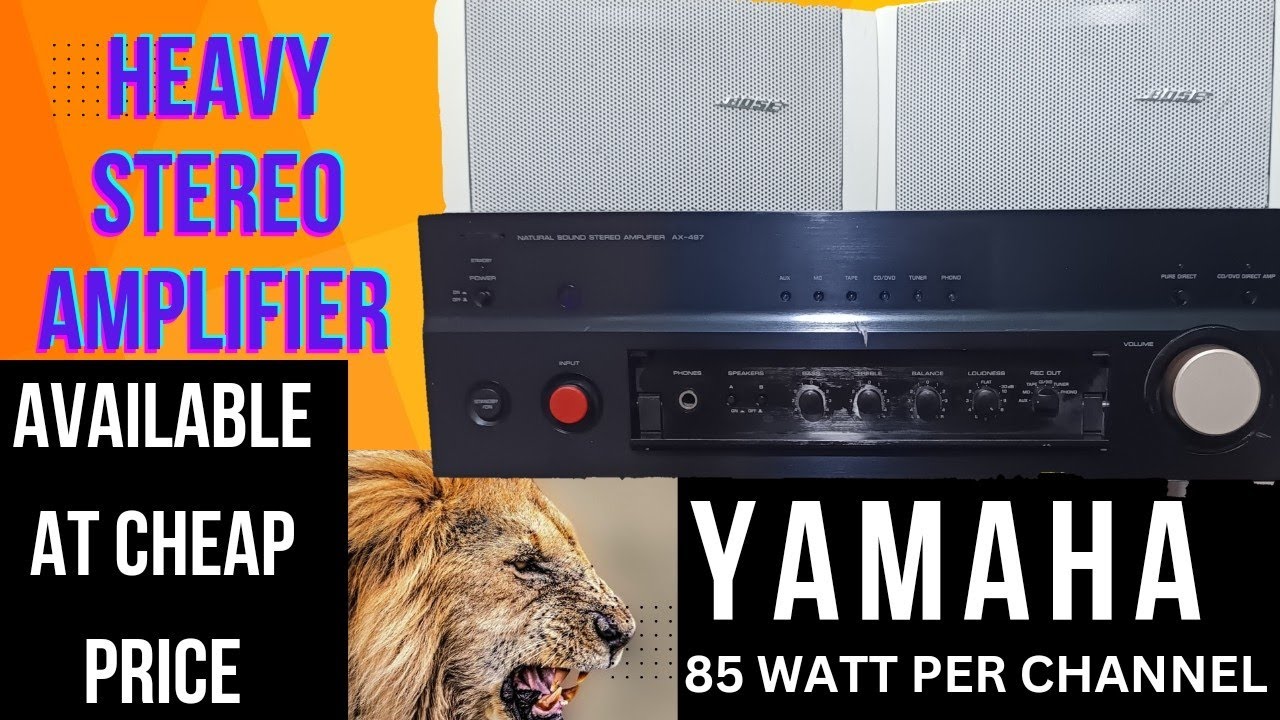 SOLD OUT Yamaha AX-497 Stereo Integrated Amplifier - YouTube
