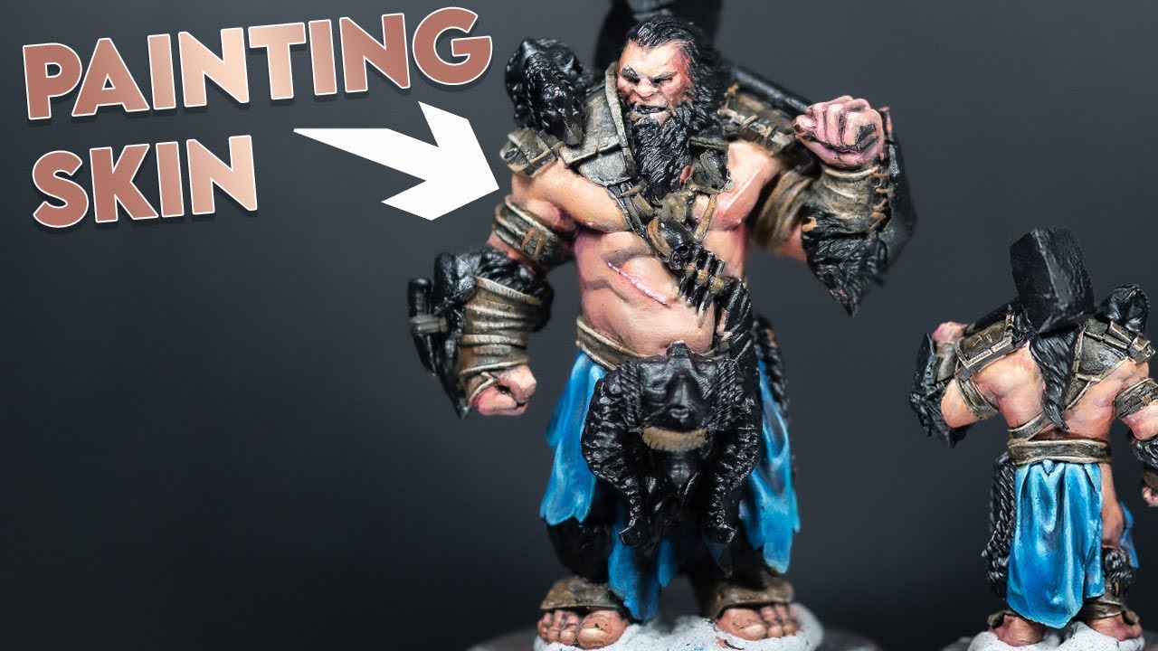 Painting Skin - Ogre War Boss, Atlantis Miniatures | Miniature painting ...