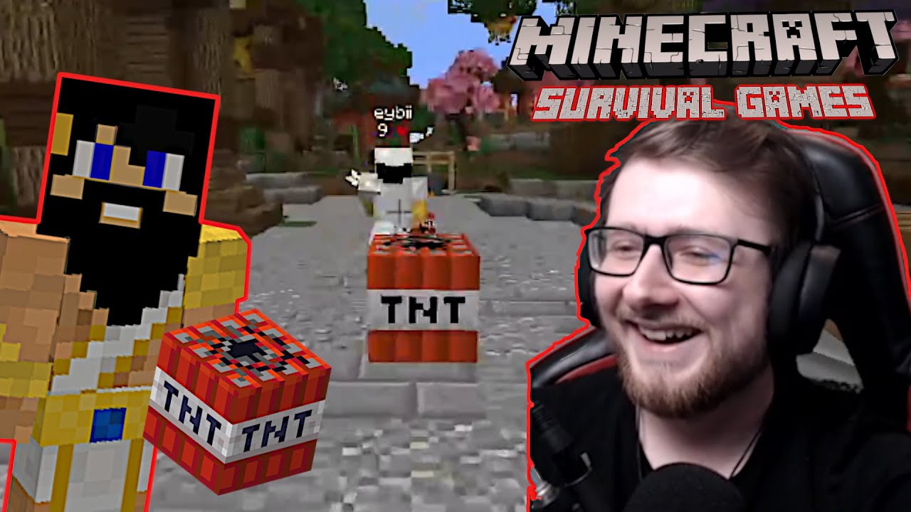 NISZCZE WSZYSTKICH MOIM TNT W MINECRAFT SURVIVAL GAMES - YouTube