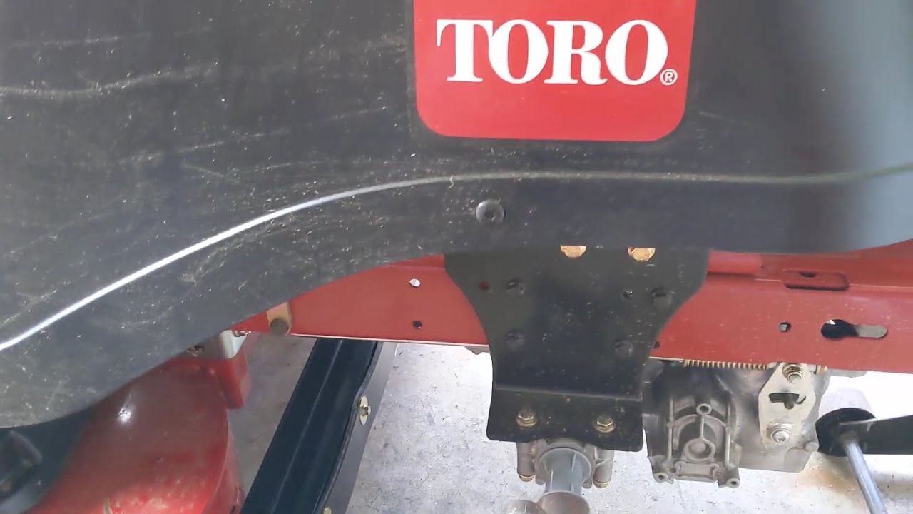 Install striping kit for zero turn mower without removing the deck on ...