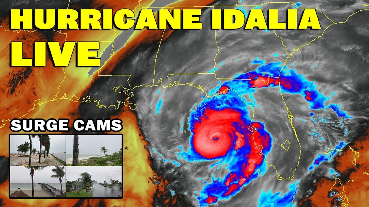 🔴 Hurricane Idalia LIVE Cameras and Coverage - Storm Chasers - YouTube