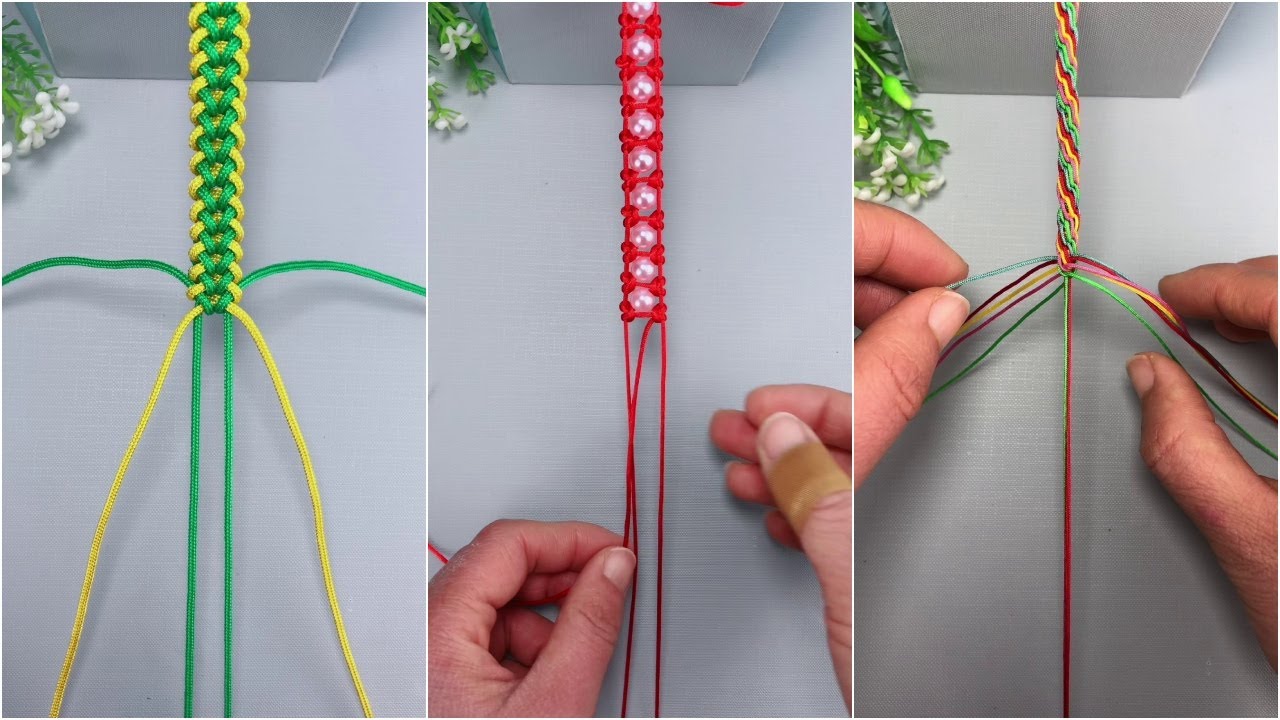 Colorful Thread Keychain DIY | Step by Step Tutorial - YouTube