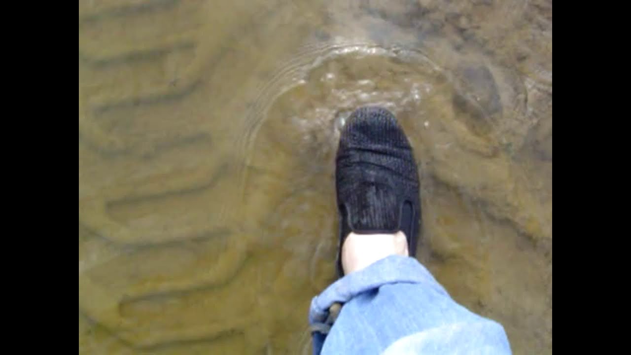 comparing slippers in the mud - part 2 - YouTube