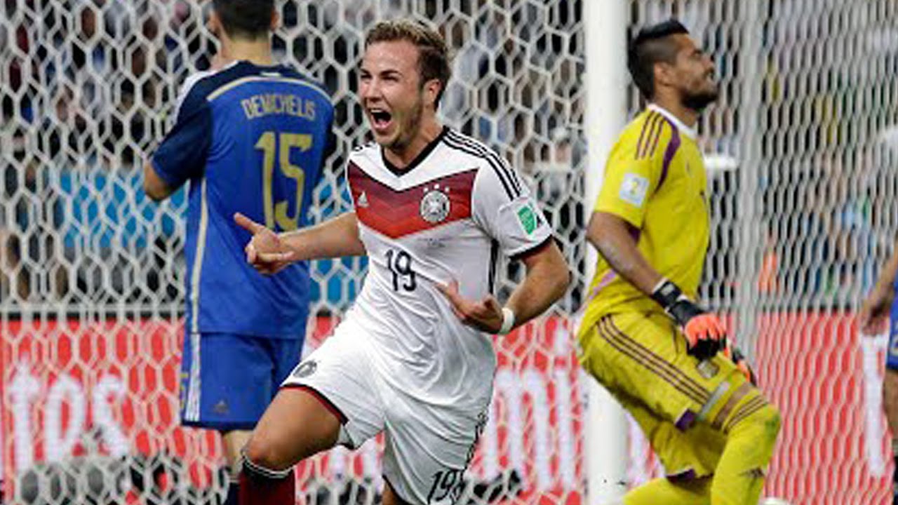 Mario Gotze Scores For Germany And Wins 1-0 - World Cup 2014 - YouTube